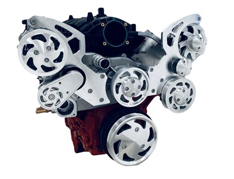 Ls Gm Ls1 Ls2 Ls3 Ls6 Serpentine Pulley Kit Alt Ps Ac Truck Style