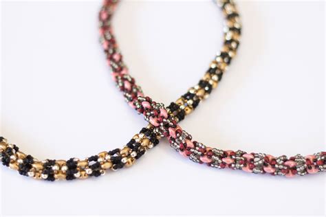 Beading Pattern Instructions Beading Tutorials And Patterns Beaded Necklace Patterns Super