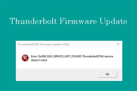 What To Do If Thunderbolt Firmware Cant Install Solutions