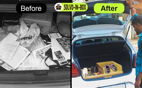 Solvd In Box Car Dicky Storage Organizer Anti Slip Car Trunk Boot