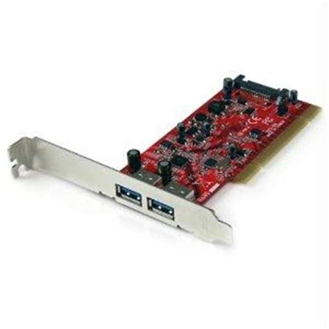 StarTech Port PCI SuperSpeed USB Adapter Card With SATA Power Walmart Com