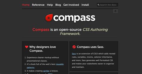一些平鋪直敘技術相關文 安裝 Compass