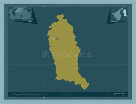 Temburong Map Stock Illustrations 75 Temburong Map Stock