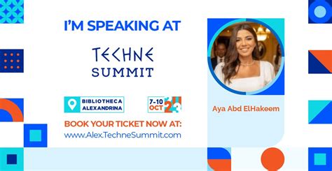 Aya Abd Elhakeem On Linkedin Techne Summit Ninth Edition October 7 10 2023