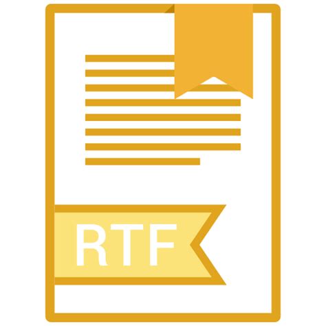 File Extension Rtf Filetype Files Folders Icons