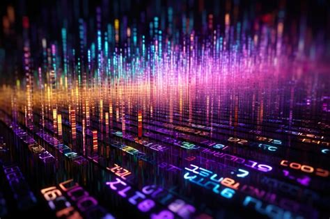Premium Photo A Rendering Of A Technology Data Binary Code Network