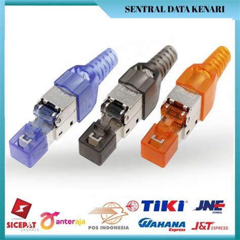 Promo Konektor Rj Cat Ftp Besi Connector Rj Cat Stp Besi Diskon Di Seller Shika