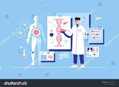 Dna Scientist Model Images Stock Photos Vectors Shutterstock