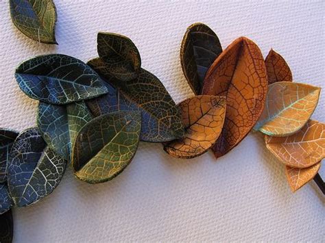 Polymer Clay Leaves Tutorial