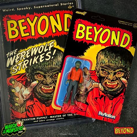 Pre Code Horror Reaction Figures Wave 02 Beyond 1 Voracious Werewo Super7
