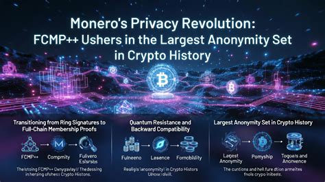 Moneros Privacy Revolution Fcmp Ushers In The Largest Anonymity Set