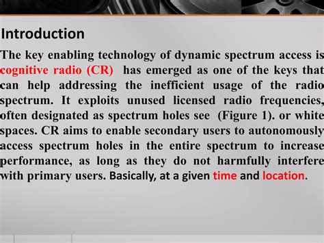 Cognitive Radio Networks Pptx