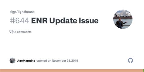 enr update issue · issue 644 · sigp lighthouse · github