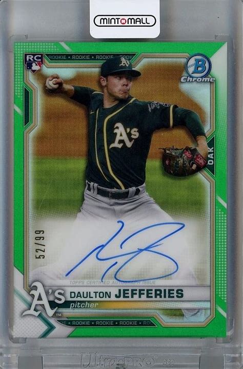 ミントモール MINT 千葉店 2021 Topps Bowman Chrome Daulton Jefferies Rookie