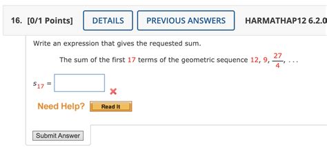 Solved Write An Expression That Gives The Requested Sum The Chegg Com