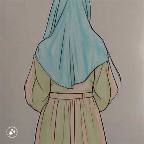 عکس پروفایل دختر با حجاب از پشت سر دفتر انشا