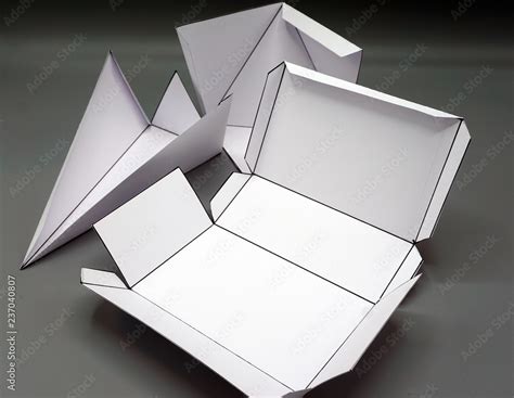 Geometry Net Of Rectangular Prism Pyramid Cube 2 Dimensional Shape