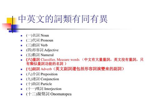 PPT 中英文語法特點及異同 PowerPoint Presentation free download ID 4988798