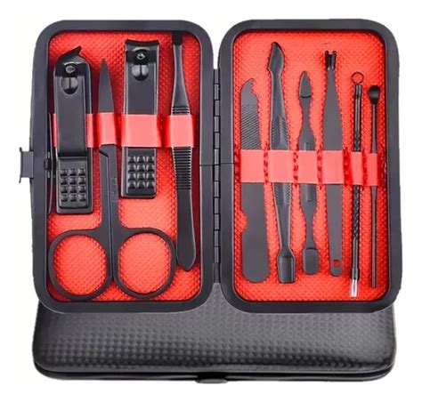 Set Completo 10 Piezas Manicura Y Pedicura Con Estuche Gens Cuotas