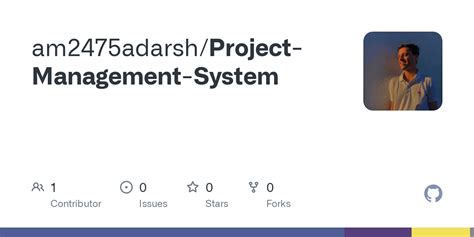 Github Am Adarsh Project Management System