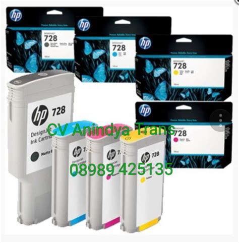 Jual Hp Plotter Ink 728 For T380 And T370 Cv Anindyatrans Di Seller
