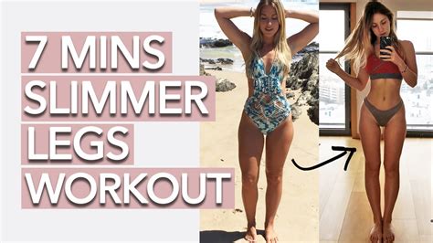 Slim Legs Workout 7 Minutes Youtube