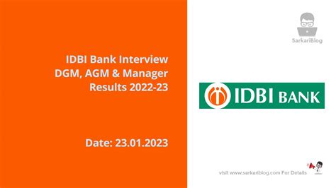 Idbi Bank Interview Results 2022 23
