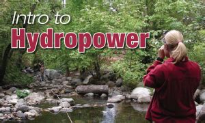 Intro To Hydropower Measuring Head Flow Energy Systems Design