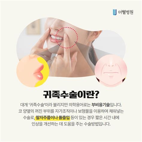 수원 성형외과 귀족수술 보형물 삽입으로 팔자주름 개선 도움 건강정보 수원 더웰병원