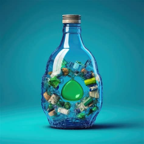 Premium Ai Image Concept Of Recycle Empty Used Plastic Bottle