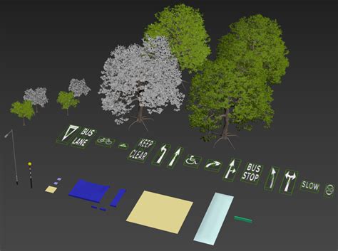 artstation site creation system 3d max railclone forest pack vray