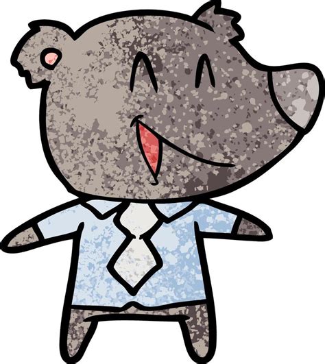 Personagem De Urso Vetorial Em Estilo Cartoon Vetor No Vecteezy