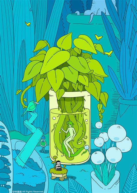 逃避型人格【十三】插画创作习作林遭遇 原创作品 10