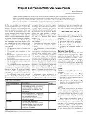 function points Clemmons-Project Estimation with UCP.pdf - Project Estimation With Use Case ...