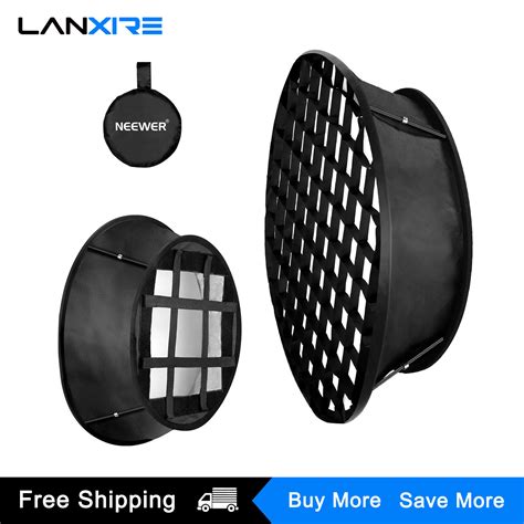 Neewer Collapsible Softbox Diffuser With Honeycomb Grid Compatible With Neewer 480 660 530 LED