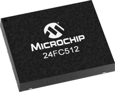 Microchip 24fc512 I Mf 512kbit Serial Eeprom Memory 8 Pin Dfn S Serial I2c Rs
