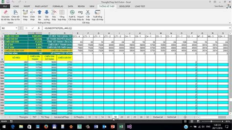 Phần mềm tối ưu cắt thép bằng VBA Excel Blog Lienket vn