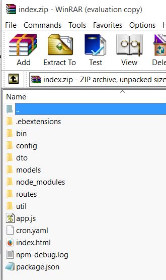 Nodejs Fail To Deploy My Own Nodejs To Aws Elastic Bean Stalk