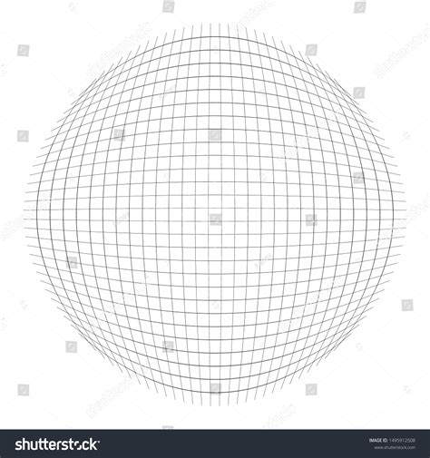 orb sphere squares line mesh grid stock vector royalty free