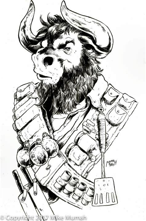 Combat Chef Minotaur By Mumah On Deviantart