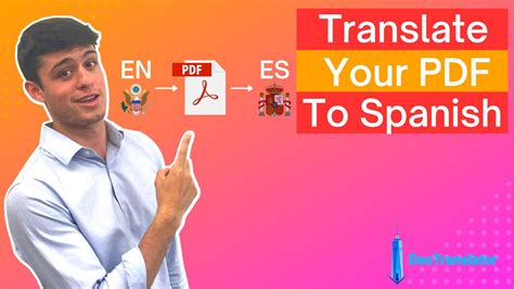 How To Translate Your PDF To Spanish YouTube