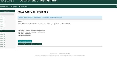 Solved Hw18 Obj C3 Problem 4 Problem Value 1 Points