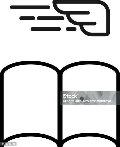 책 소설 및 독서 개념 현대적인 평면 스타일로 그려진 벡터 기호 광고 웹 사이트 인터넷 상점 등에 적합한 고품질 픽토그램 책