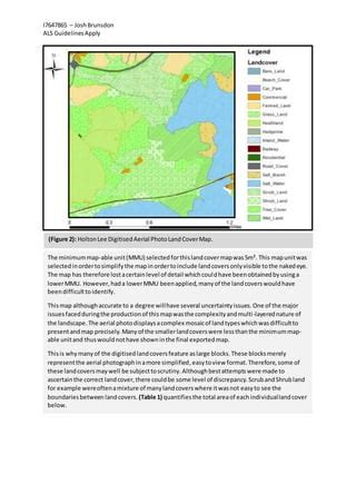 Applied Geospatial Sciences Assignment DOCX Geography Science