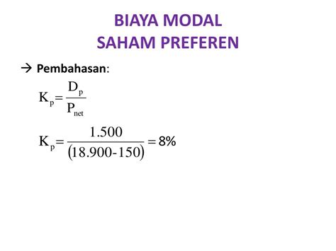 Ppt Biaya Modal Powerpoint Presentation Free Download Id 3177396