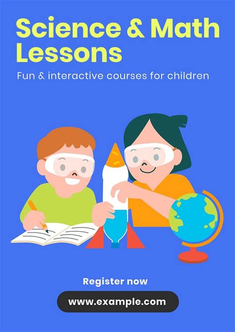 Science And Math Lessons Poster Premium Editable Template Rawpixel