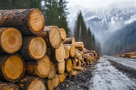 Assessing The Ecological Impact Of Logging Practic Generative Ai Premium Ai Generated Image