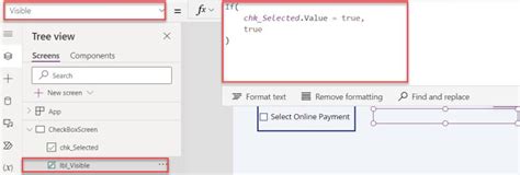 Power Apps Visible If Checkbox Is Checked