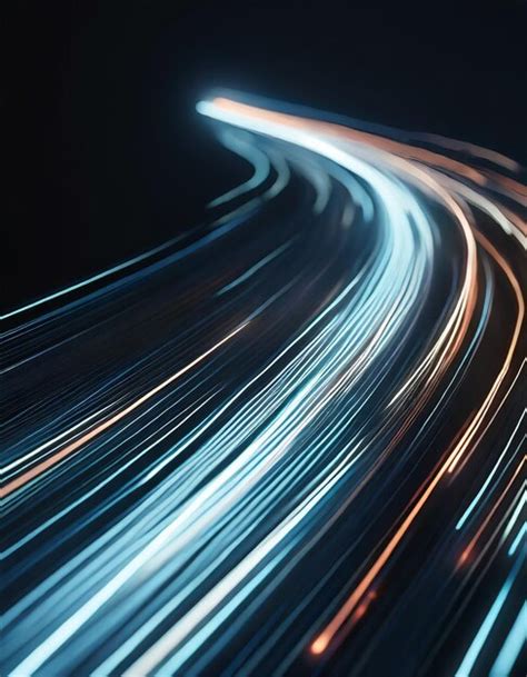 Premium Photo 3d Rendering Of Abstract Fast Moving Lines High Speed