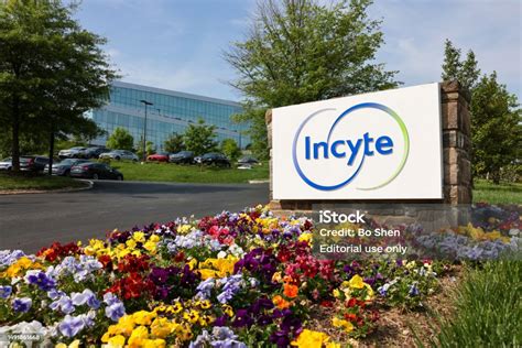 Logo Incyte Di Pintu Masuk Incyte Corporation Sebuah Perusahaan Farmasi